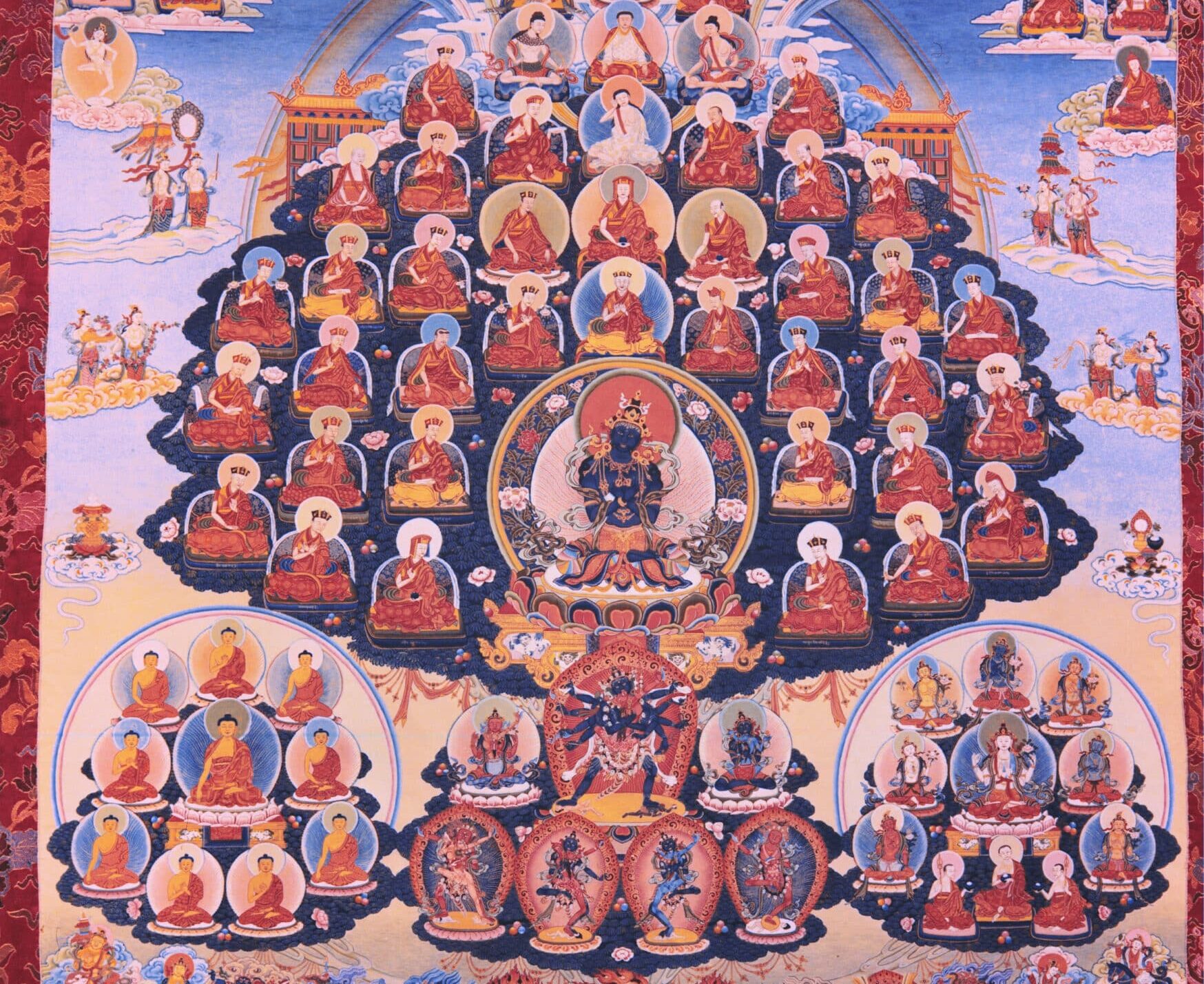 Key Figures of the Mahamudra Lineage Tree - Ocean